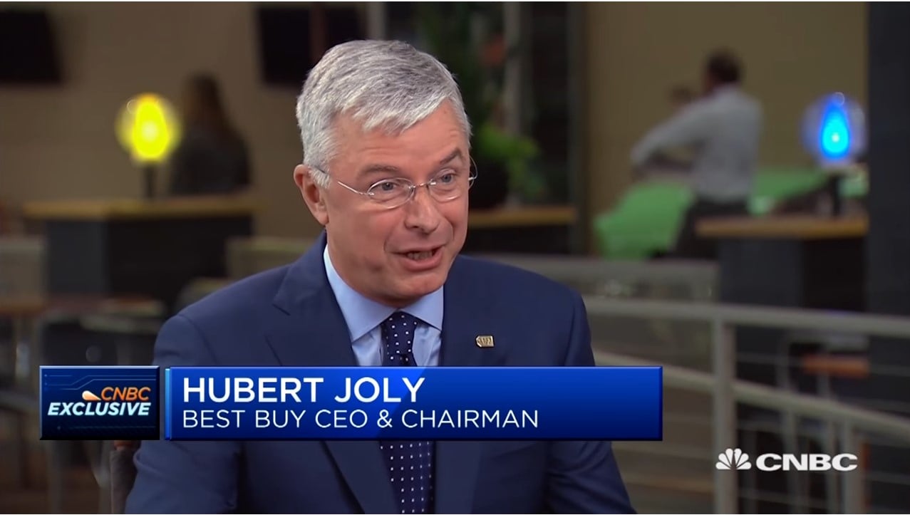 best buy ceo hubert joly