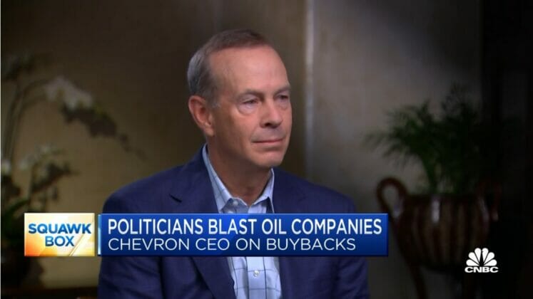 Chevron CEO Mike Wirth On Pushback From White House, Capital Expenditure