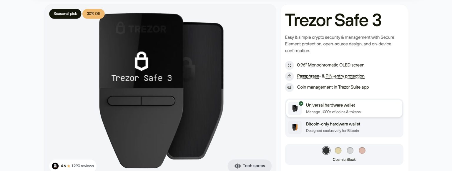 Trezor Wallet Review 2025 – Features, Fees, How it Works & More - ValueWalk