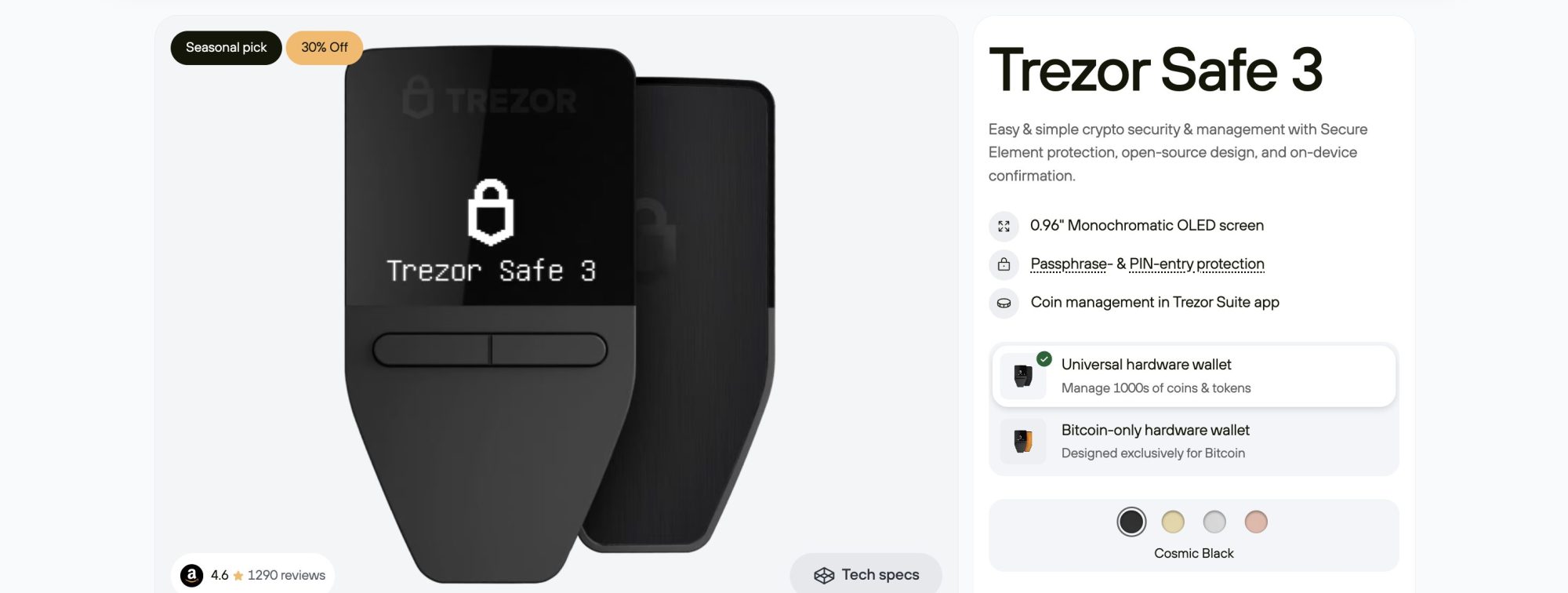 Trezor Wallet Review 2026 – Features, Fees, How it Works & More ...