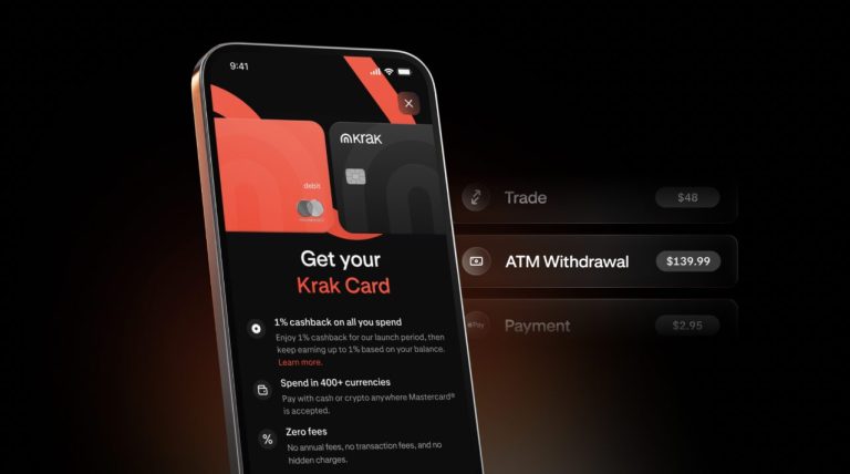 Krak Launches Crypto Debit Card and High-Yield Banking Account